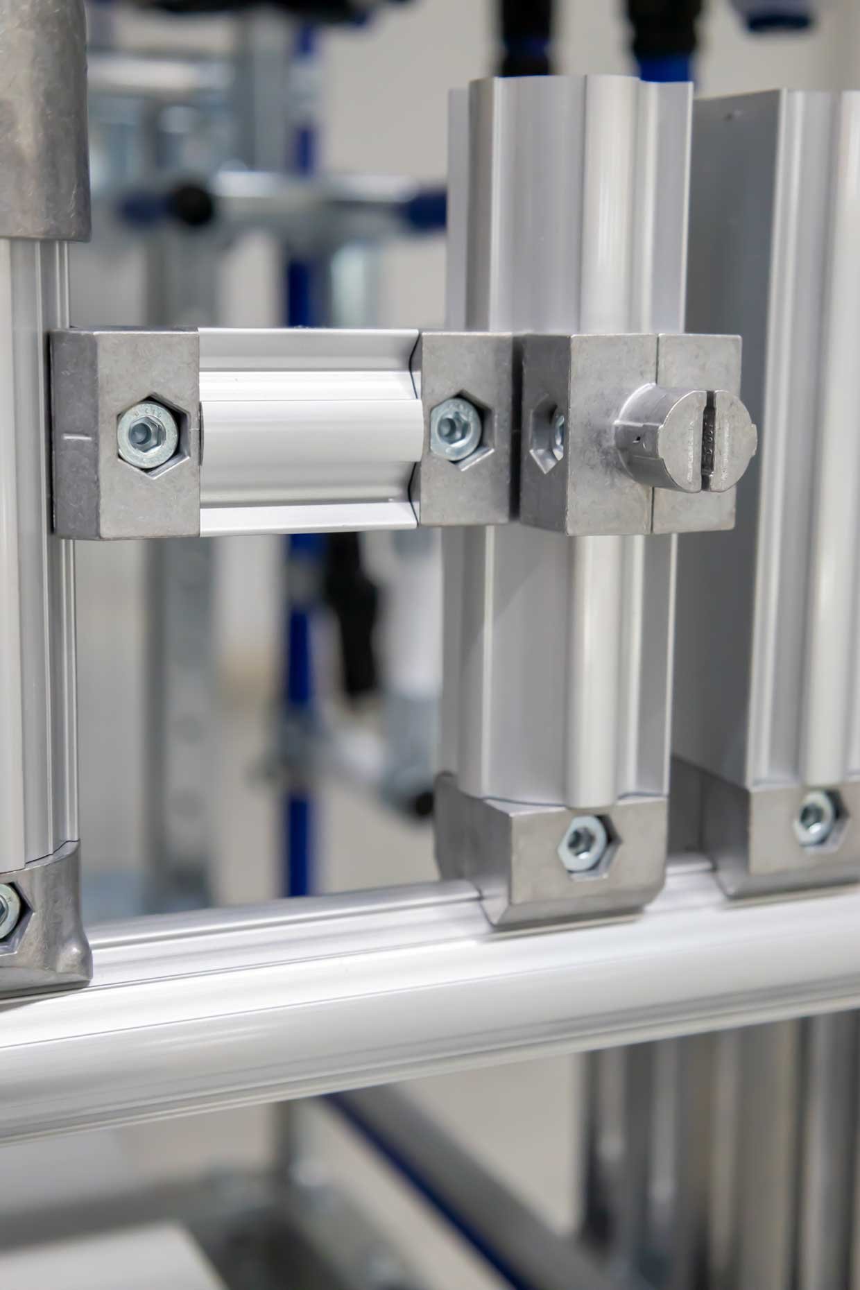 Aluminium pipe racking system for lean production| BeeWaTec