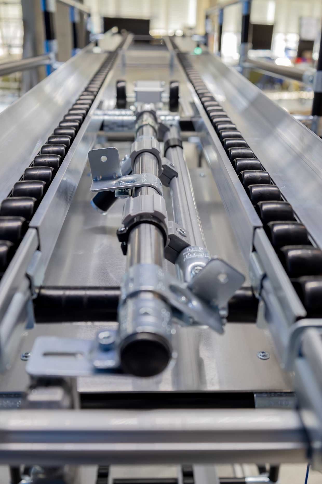 Steel pipe racking system for lean production| BeeWaTec