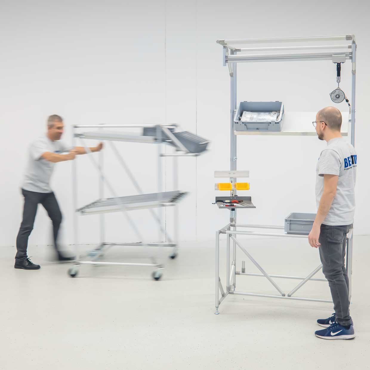 Systembaukasten für Lean Production | BeeWaTec