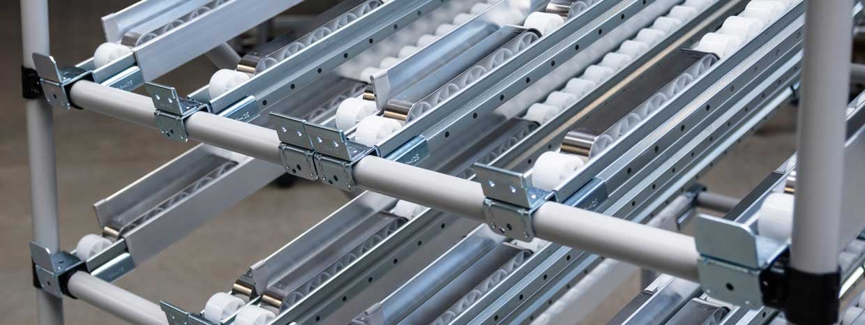 Flow racks for efficient storage | BeeWaTec