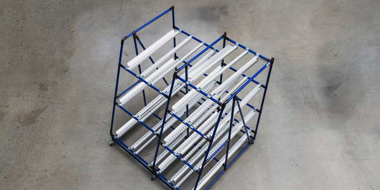 Flow racks for efficient storage | BeeWaTec